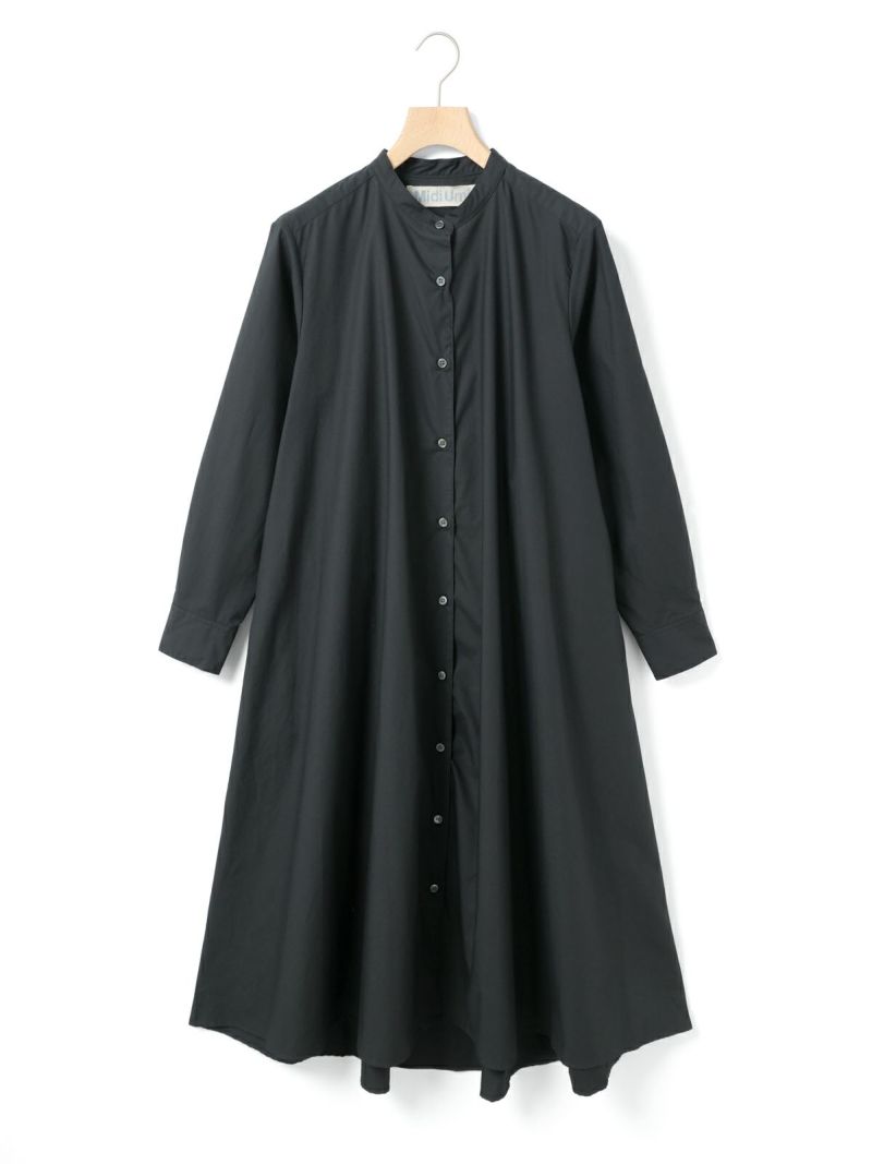 MidiUmi Aラインバンドカラーシャツワンピース｜ MARcourt ONLINE